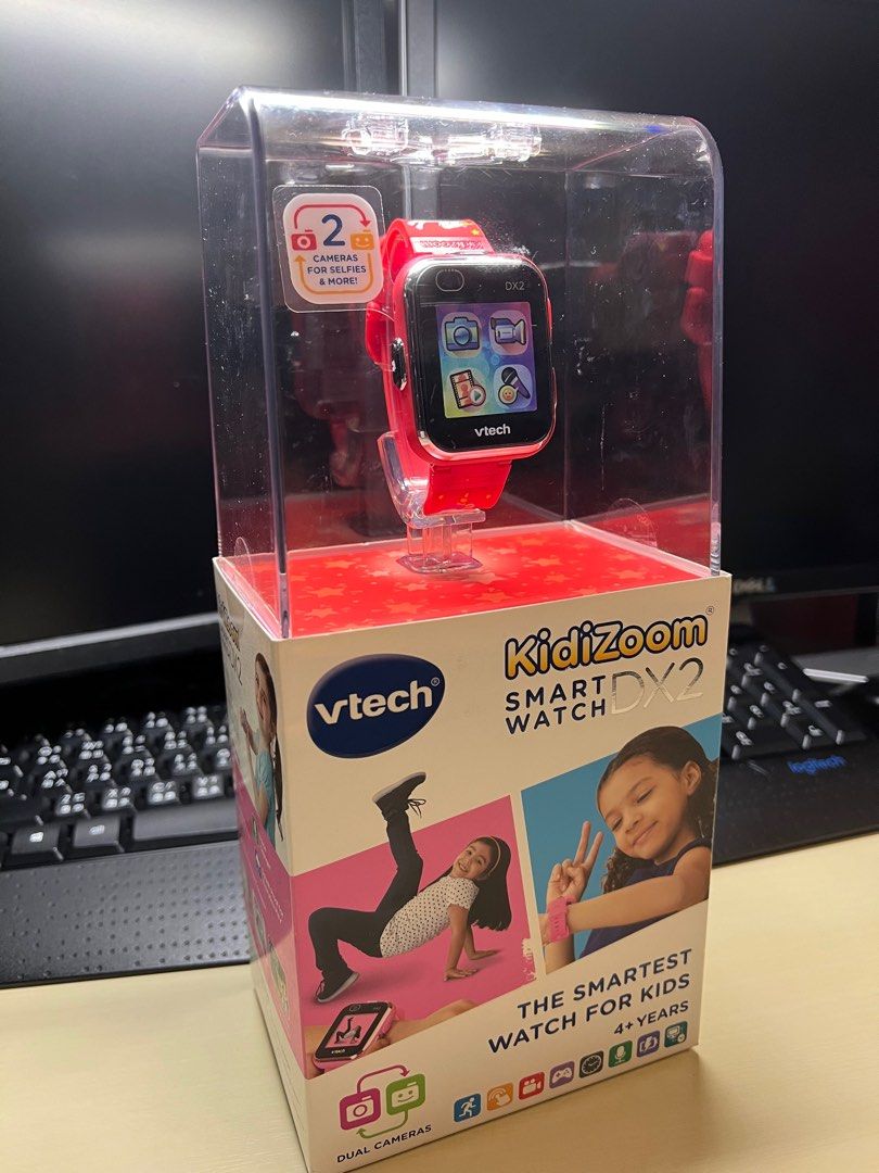 Vtech偉易達 輕觸式智能相機學習手錶 DX2, 手提電話, 智能穿戴裝置及智能手錶 - Carousell