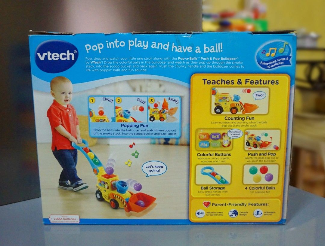 Vtech Pop & Drop Digger Toy, Babies & Kids, Infant Playtime on Carousell