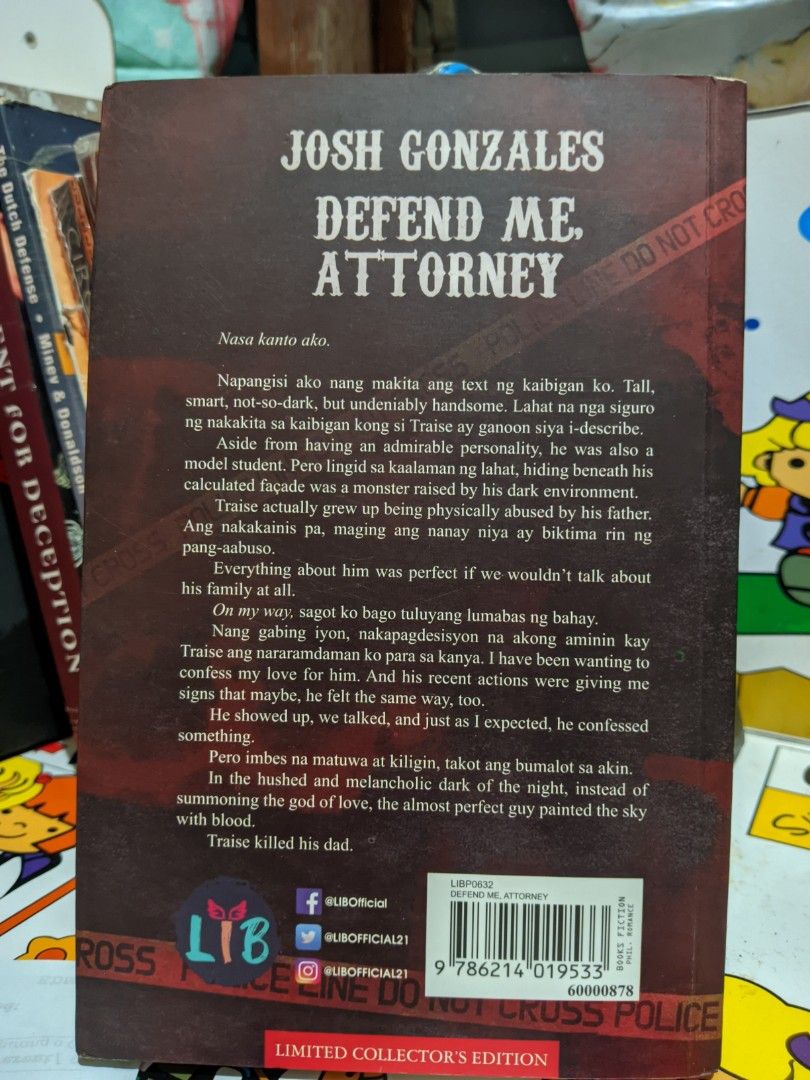 Wattpad Book: DEFEND ME, ATTORNEY LIMITED EDITION, Hobbies & Toys ...