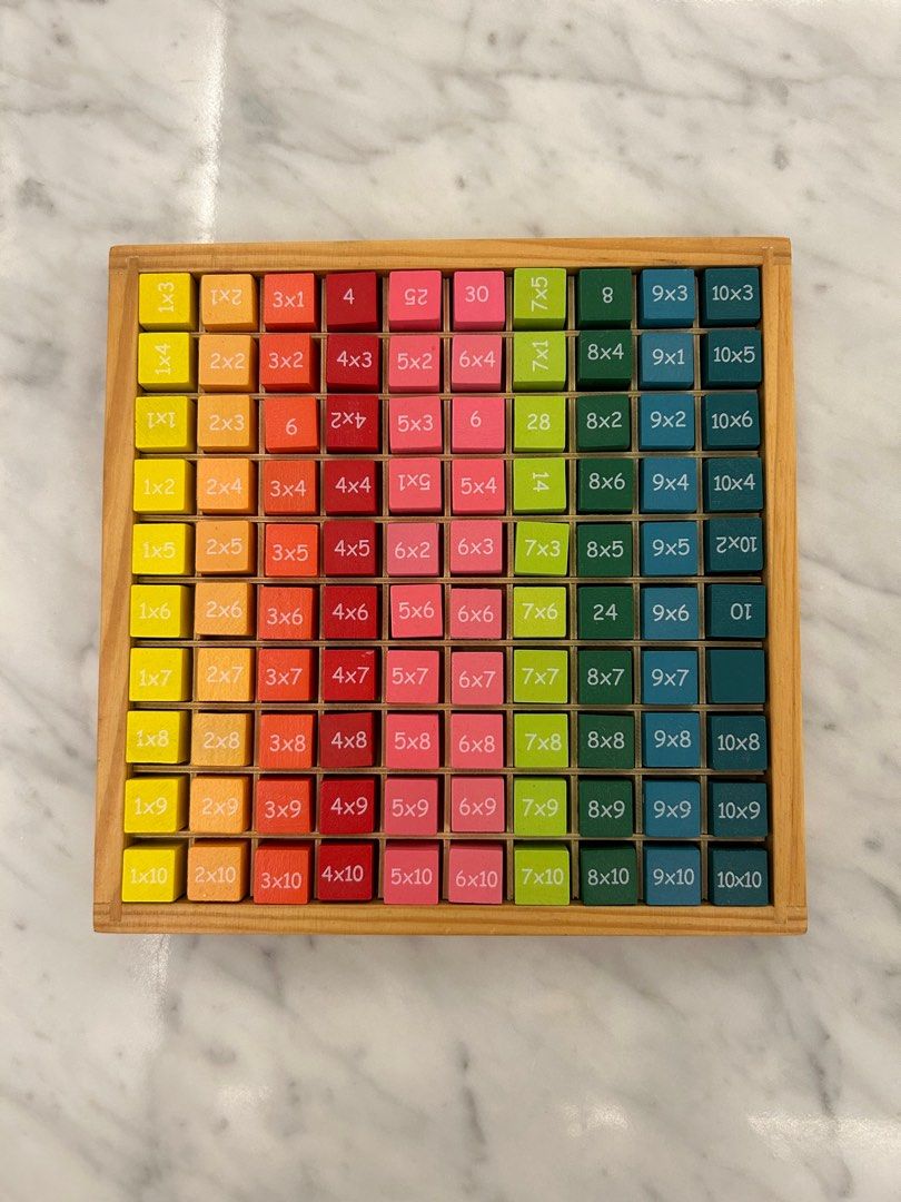 Wooden blocks (multiple math), Hobbies & Toys, Toys & Games on Carousell