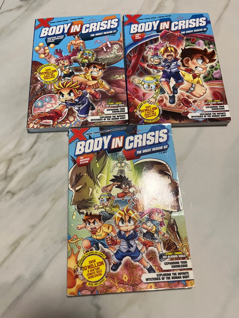 X-Venture Body In Crisis Series 1-3, Hobbies & Toys, Books & Magazines ...