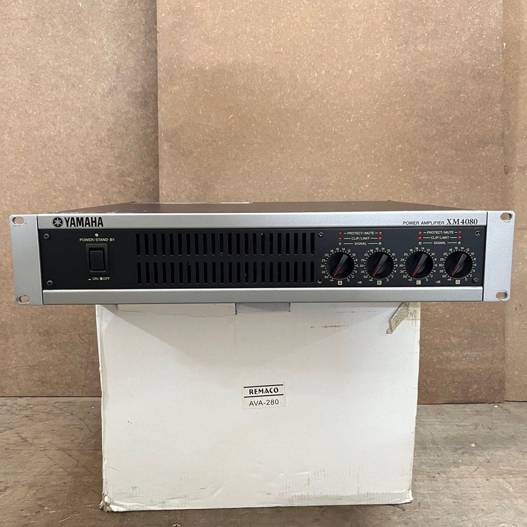 Yamaha Power Amplifier XM4080, Audio, Soundbars, Speakers & Amplifiers ...