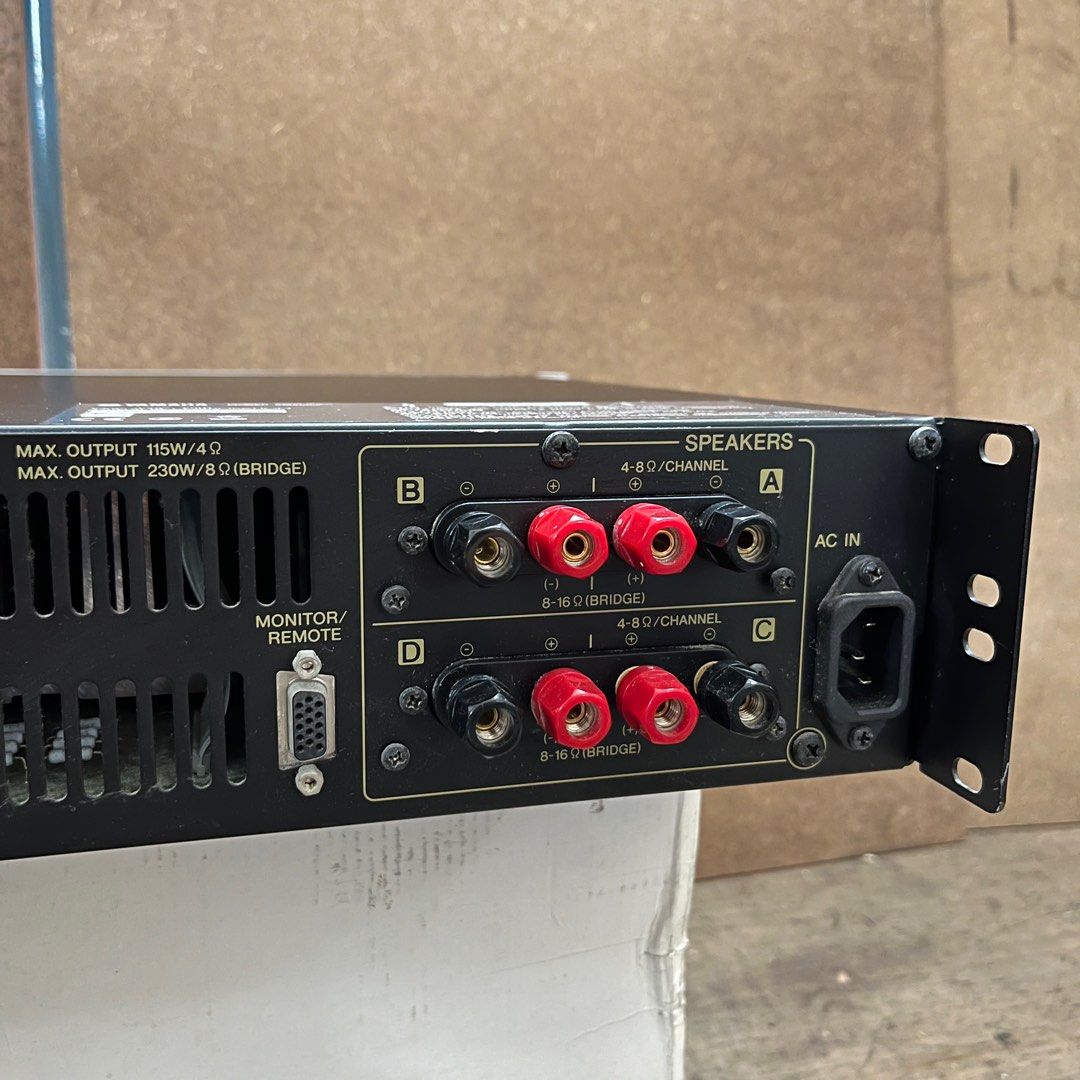 Yamaha Power Amplifier XM4080, Audio, Soundbars, Speakers & Amplifiers ...