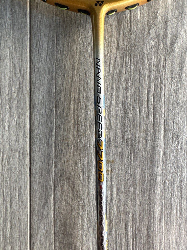 YONEX NANO SPEED 7700 BADMINTON RACKET, Sports Equipment, Sports ...