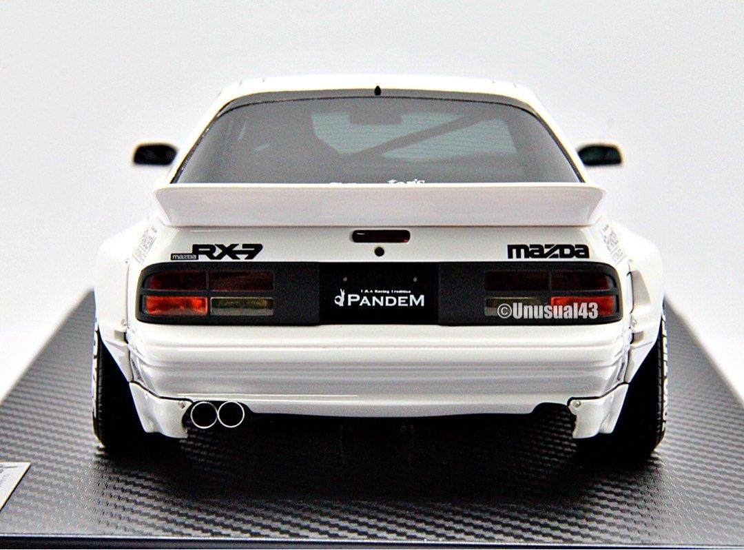 1/18 Ignition Model PANDEM RX-7 (FC3S) White, Hobbies & Toys, Toys & Games on Carousell