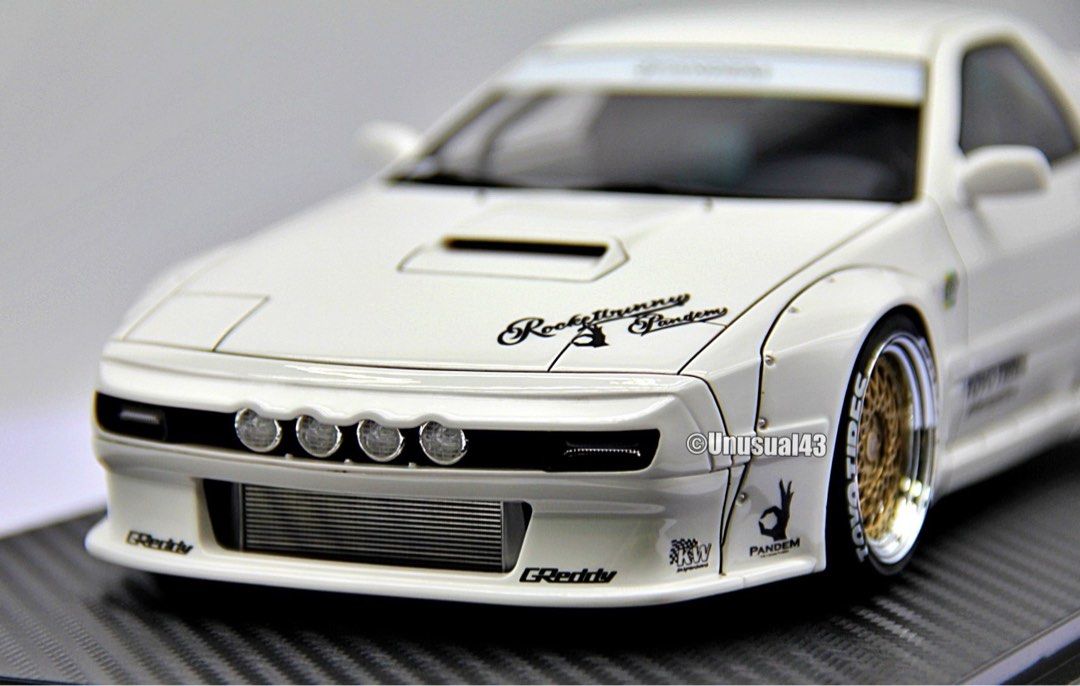 1/18 Ignition Model PANDEM RX-7 (FC3S) White, Hobbies & Toys, Toys & Games on Carousell