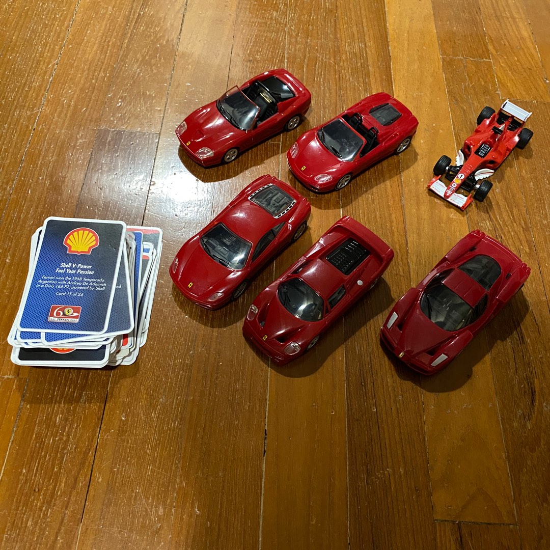 1/38 Ferrari Model Cars Collection Exclusive Cards Shell V Power ...