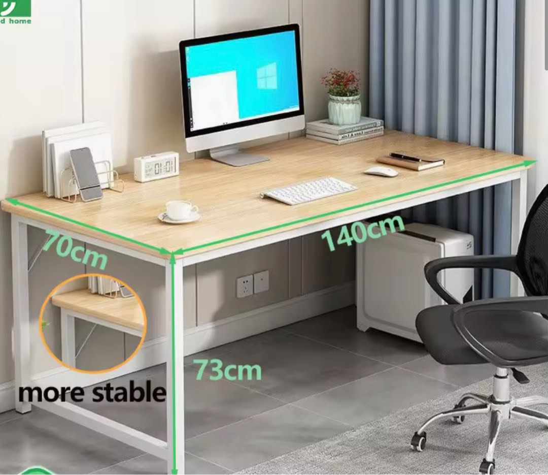 140cm Computer Table Triangular, Furniture & Home Living, Furniture ...