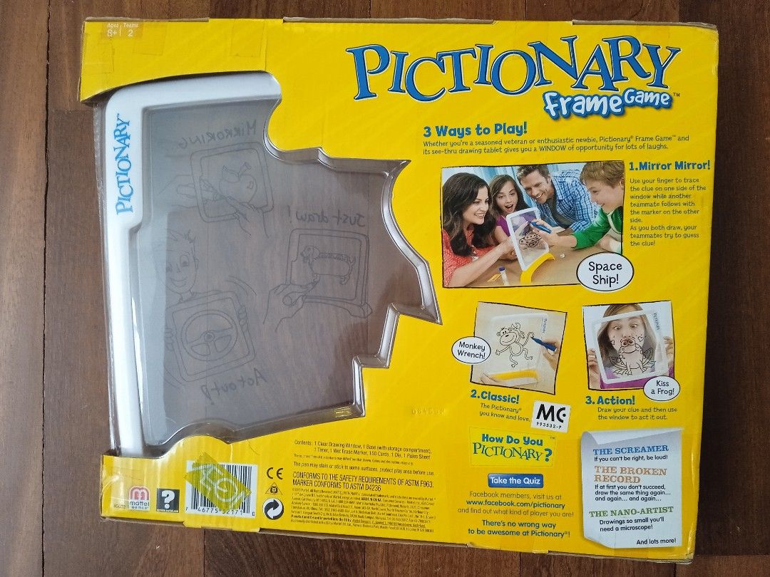 2box Pictionary, Hobbies & Toys, Toys & Games on Carousell