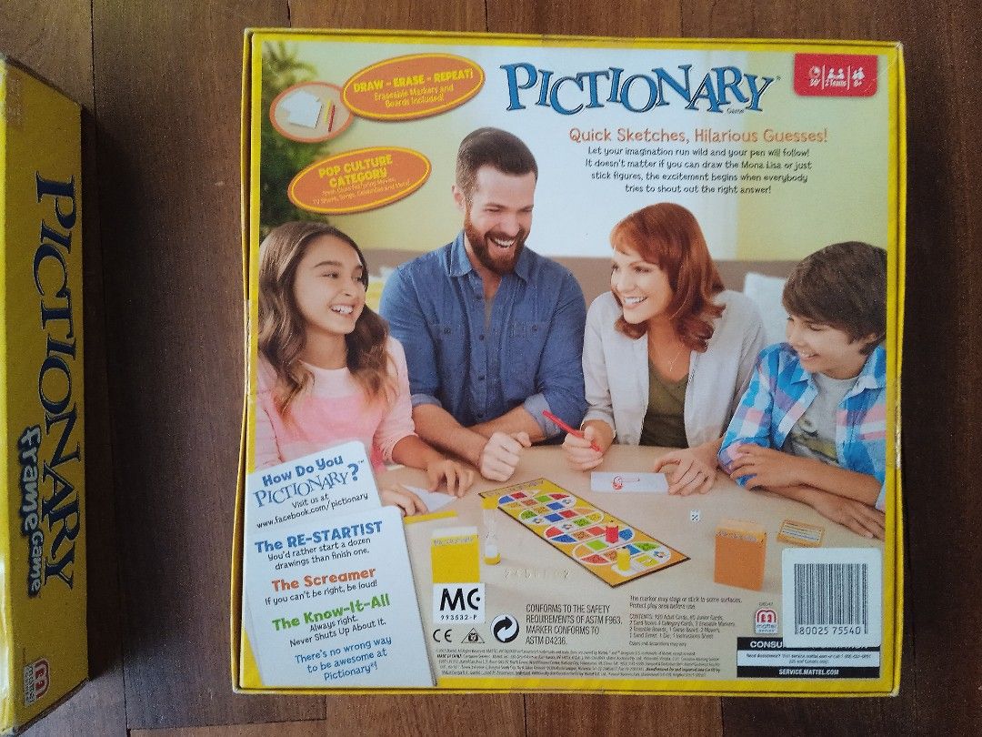 2box Pictionary, Hobbies & Toys, Toys & Games on Carousell