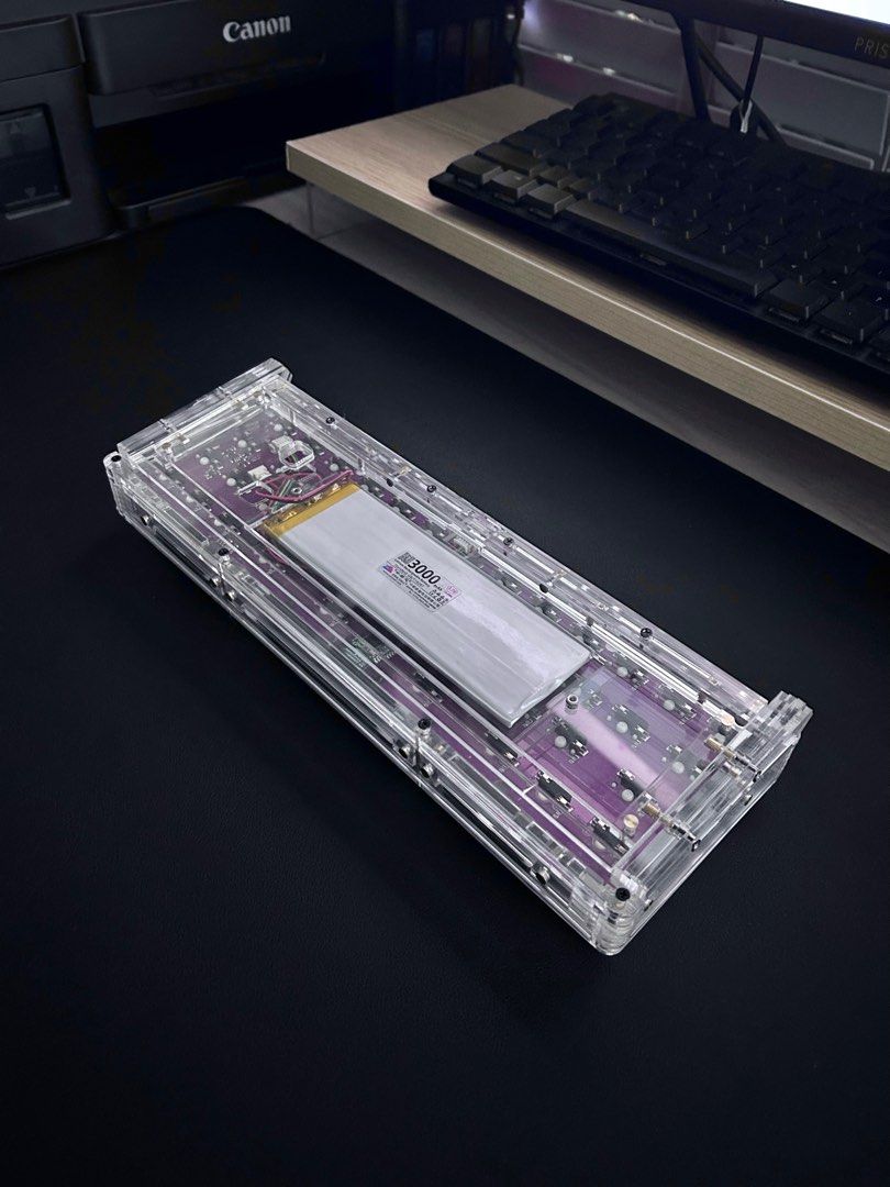 40% Custom Mechanical Keyboard (Marshmellow keycaps) - Fully modded ...