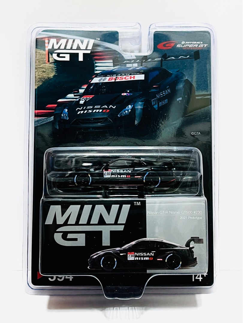 全新 絕版 未開封 MiniGT No. 594 Scale 1:64 1/64 比例 Mini GT 合金 車仔 日產NISSAN GTR ...