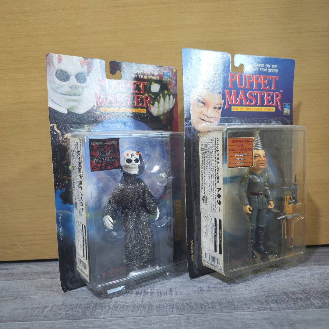 絕版 日本限定版FULL MOON TOYS PUPPET MASTER 魔偶奇譚 公仔一對 action figure, 興趣及遊戲, 玩具 ...