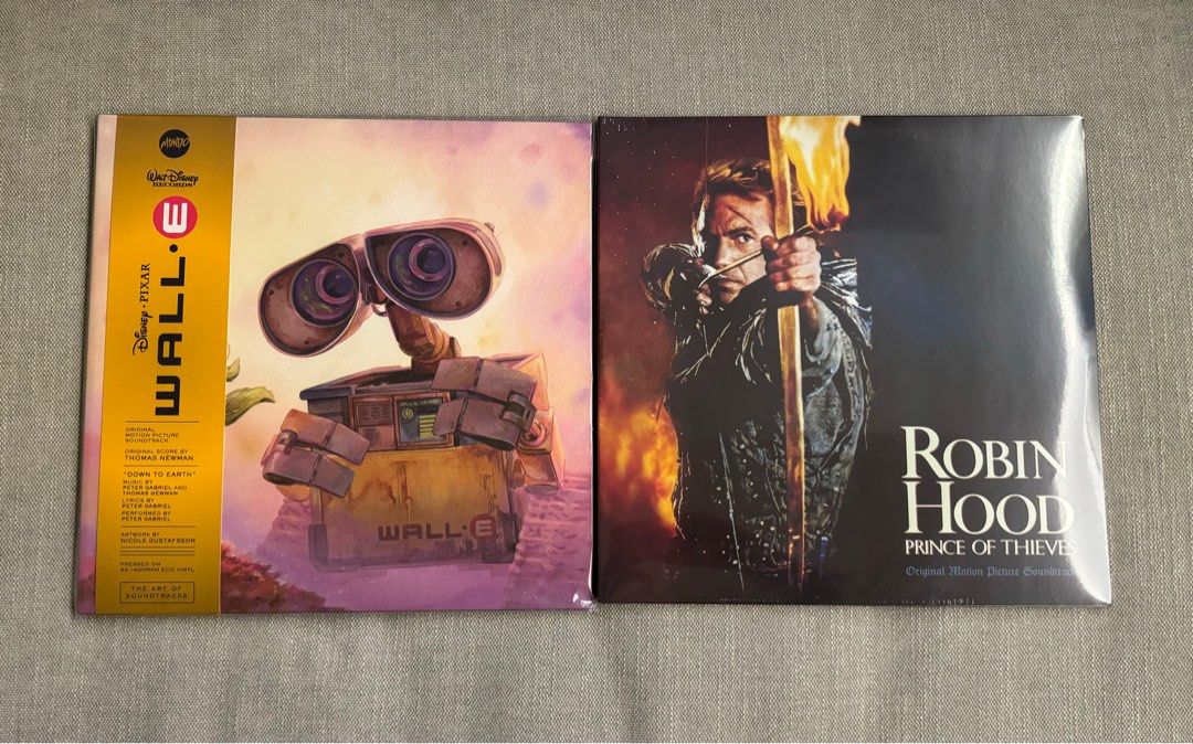 全新現貨 Wall-E soundtrack eco color 彩膠 $500 ．Robin Hood: Prince Of Thieves ...
