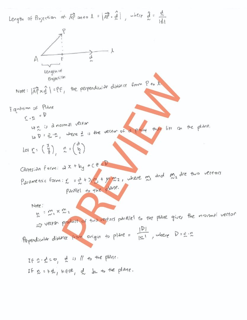 A Level H2 Mathematics Notes, Hobbies & Toys, Books & Magazines ...