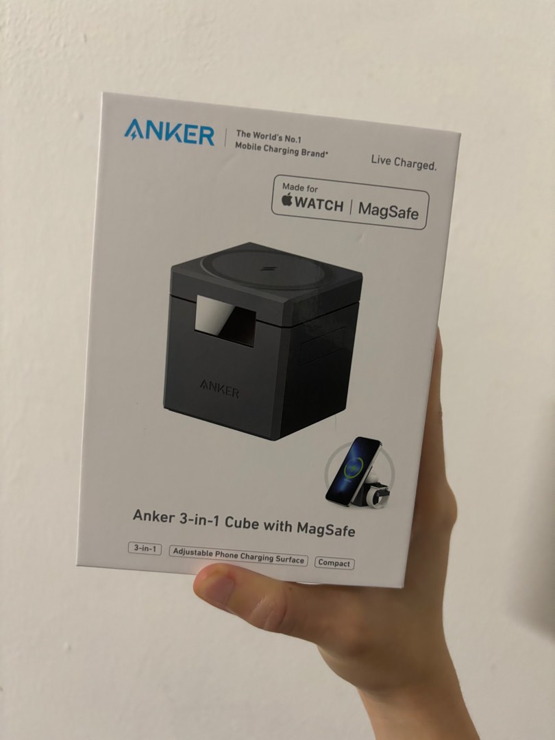 Anker Cube MagSafe Charger, Mobile Phones & Gadgets, Mobile & Gadget ...