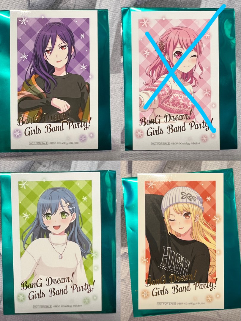 bangdream gigo 2023 winter collection 小卡, 興趣及遊戲, 收藏品及紀念品, 明星周邊 - Carousell