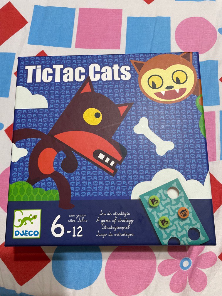Board game Tic Tac Cats, Hobbies & Toys, Toys & Games on Carousell