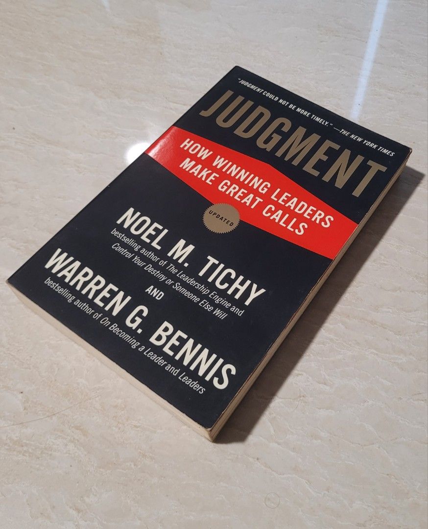 (Book) Judgment: How Winning Leaders Make Great Calls, Hobbies & Toys ...