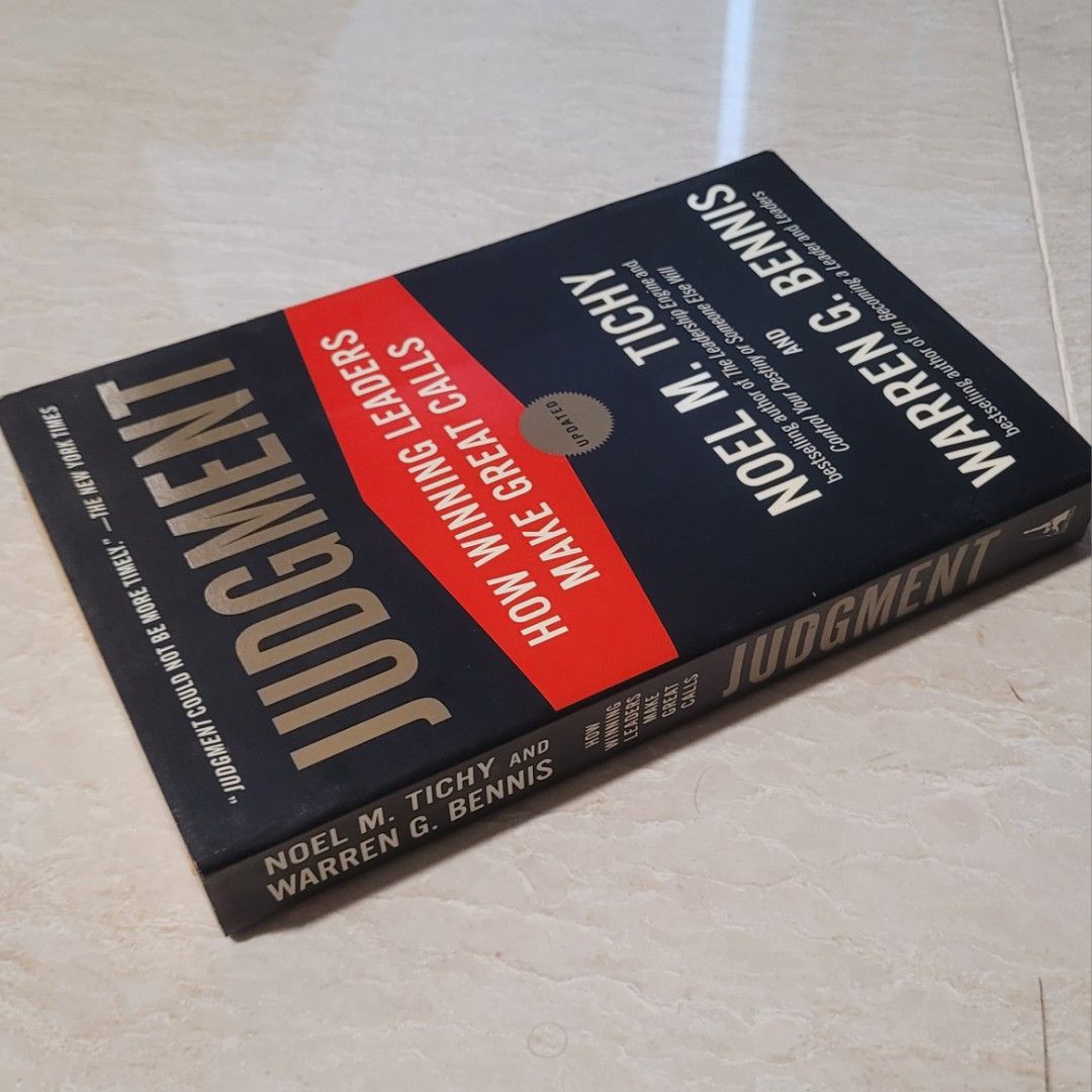 (Book) Judgment: How Winning Leaders Make Great Calls, Hobbies & Toys ...