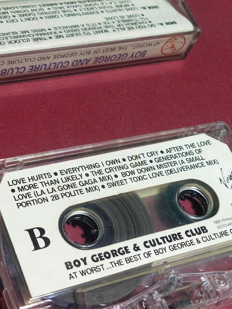 BOY GEORGE "At Worst-The Best of B.G. & Culture Club"/audio cassette ...