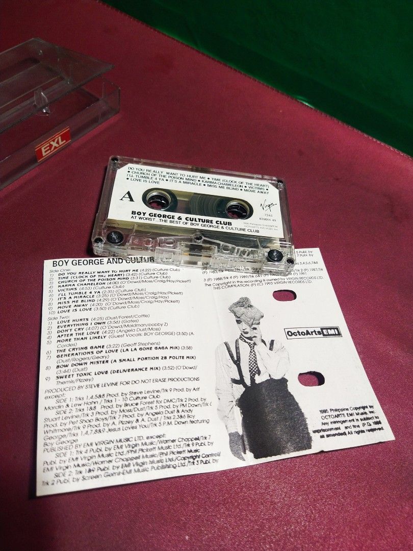 BOY GEORGE "At Worst-The Best of B.G. & Culture Club"/audio cassette ...