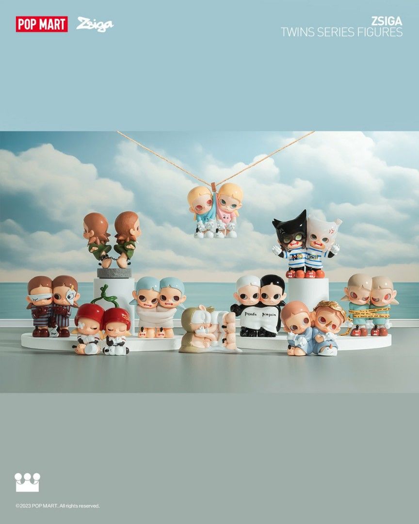 [BRAND NEW! POPMART] POPMART ZSIGA TWINS SERIES FULL SET AND INDIVIDUAL ...