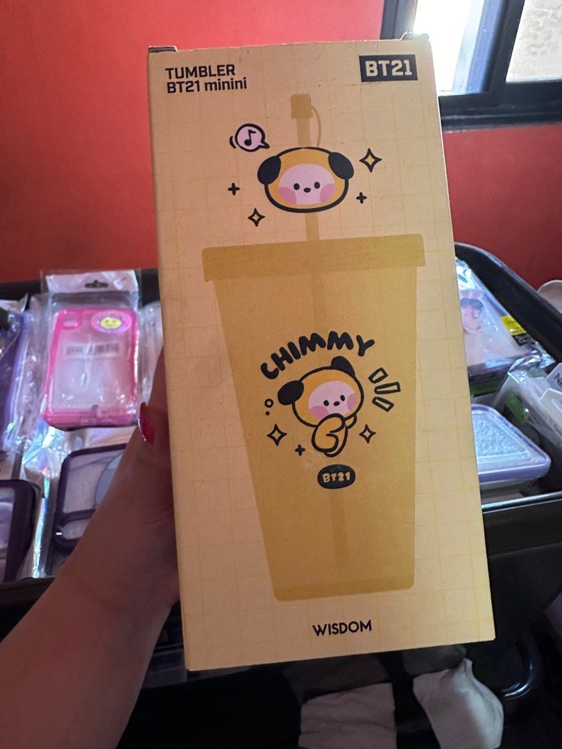 BT21 CHIMMY TUMBLER MININI VERSION OFFICIAL, Hobbies & Toys, Memorabilia & Collectibles, K-Wave ...