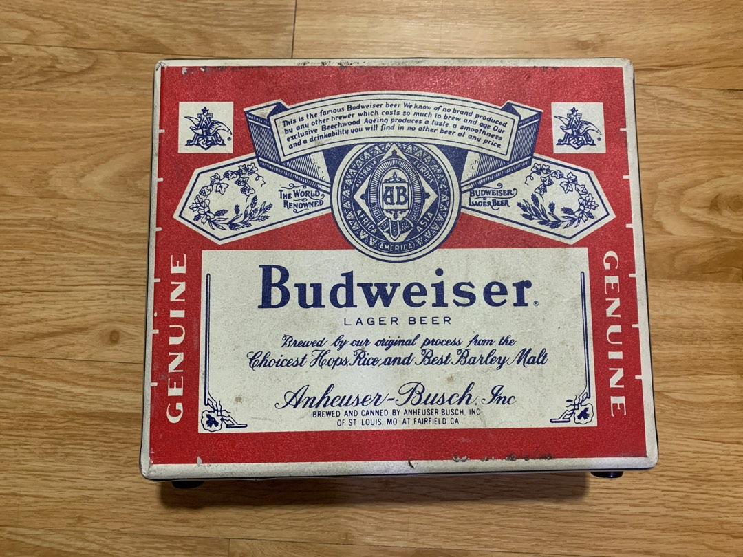 budweiser lager beer vintage attache case, Hobbies & Toys, Memorabilia ...