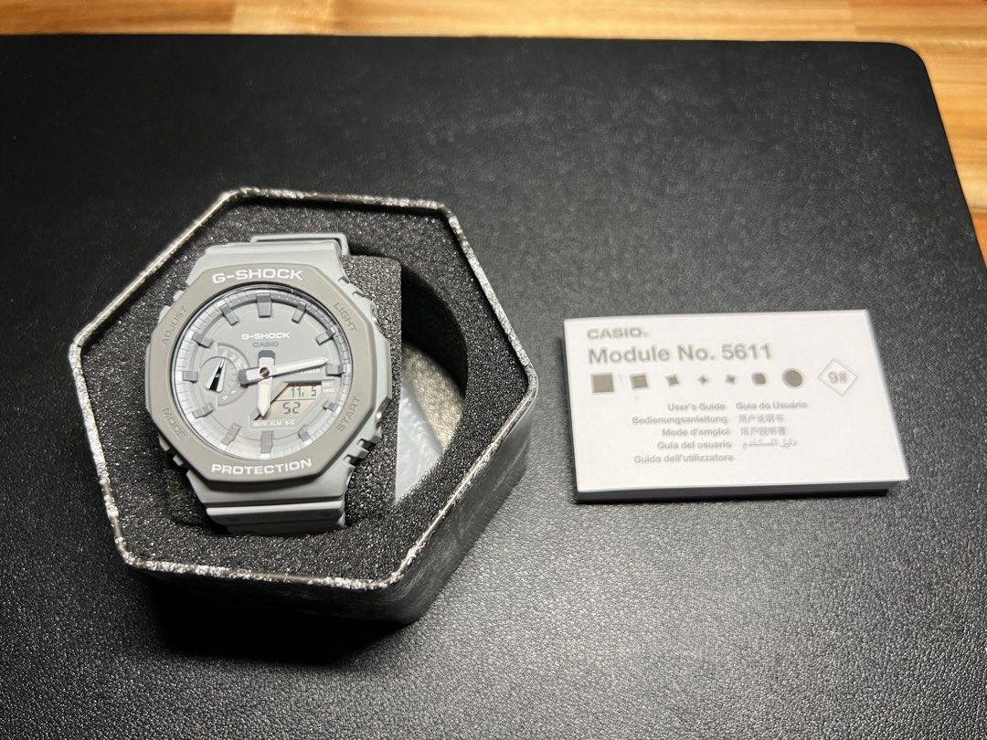 CASIO G-Shock Grey Casioak GA-2110ET-8ADR, Men's Fashion, Watches ...