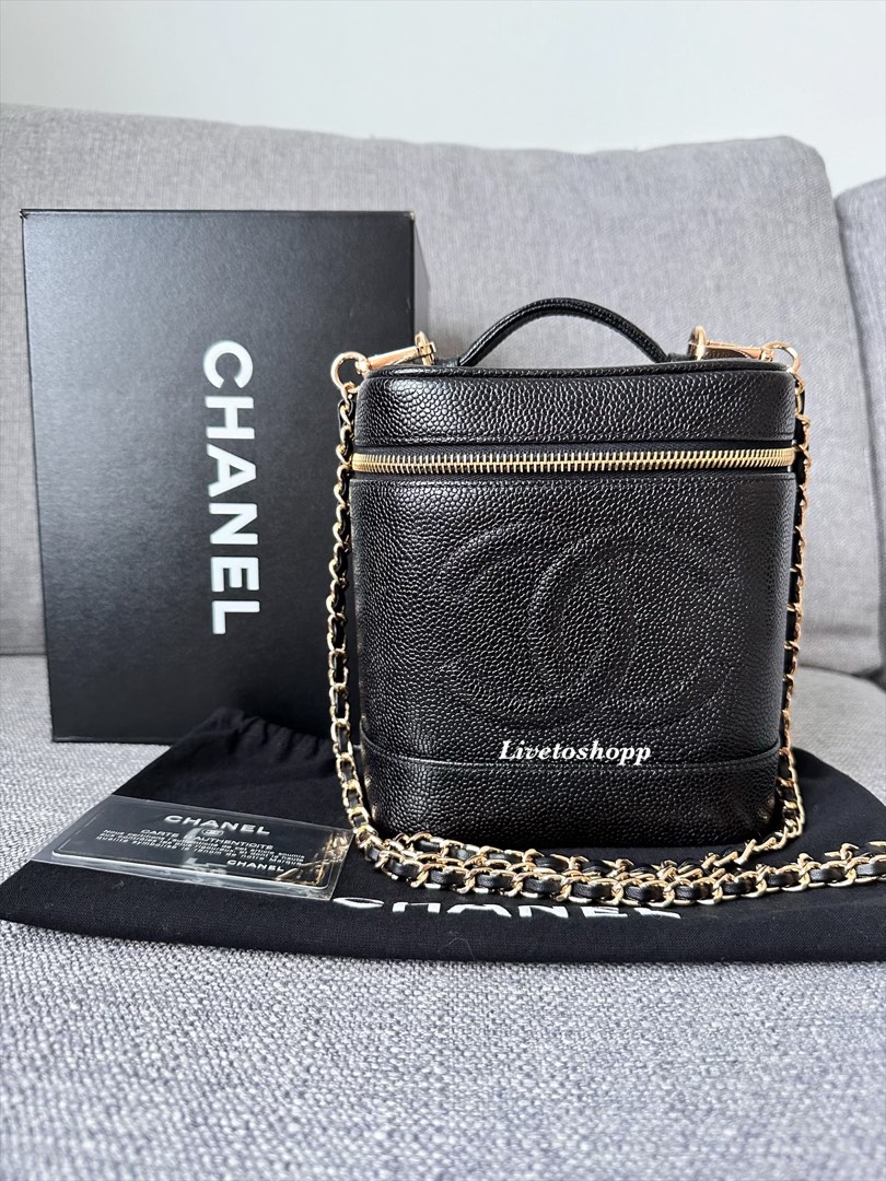 Chanel Vintage Vanity Bag, Luxury, Bags & Wallets on Carousell