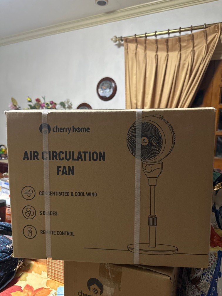 Cherry home Air circulation fan, Furniture & Home Living, Lighting & Fans, Fans on Carousell
