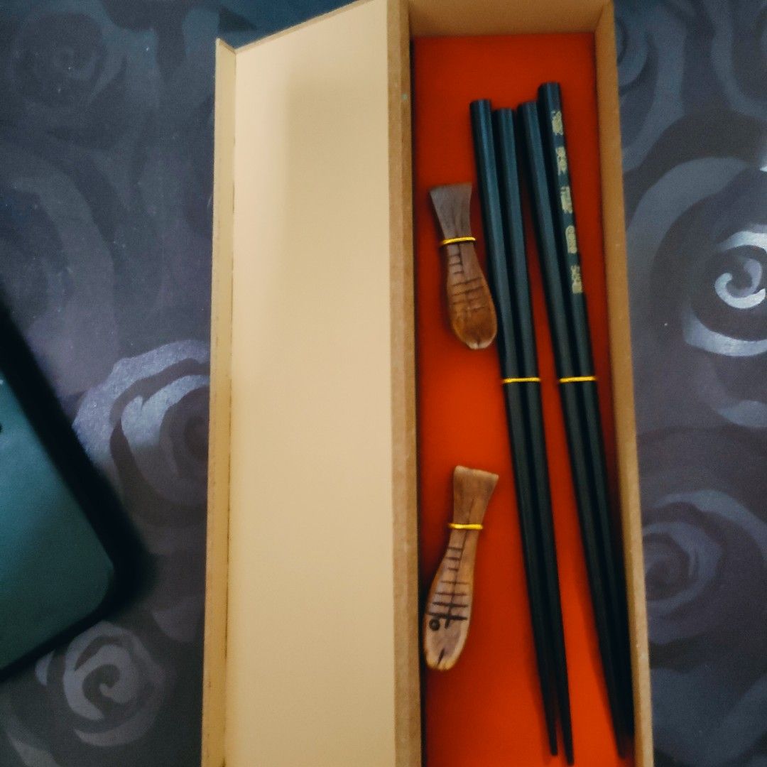 Chinese Chopsticks Gift set, Furniture & Home Living, Kitchenware ...