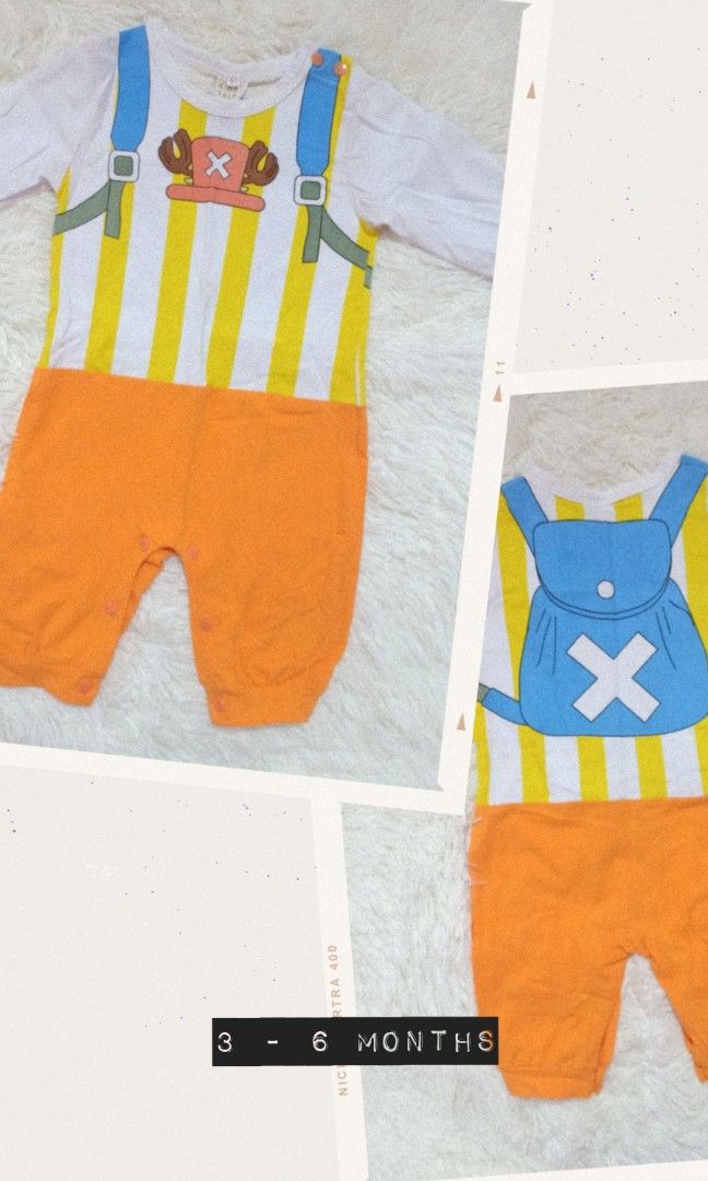 Chopper (One Piece) Baby Milestone Costume, Babies & Kids, Babies ...