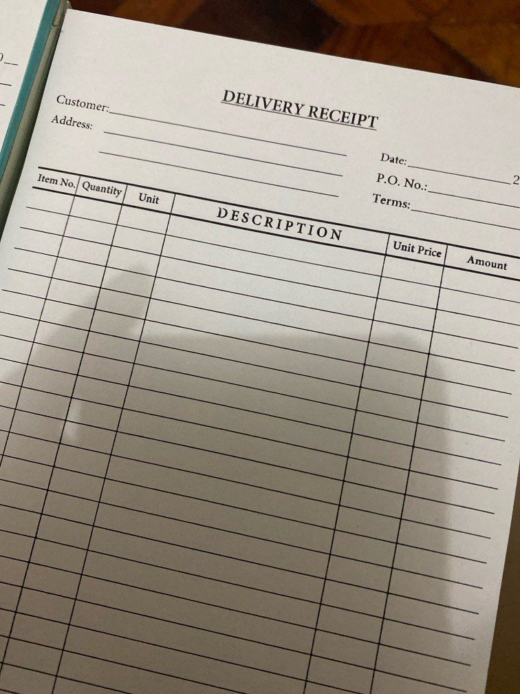 Delivery Receipt / SOA / Business Forms Paubos Sale, Computers & Tech ...