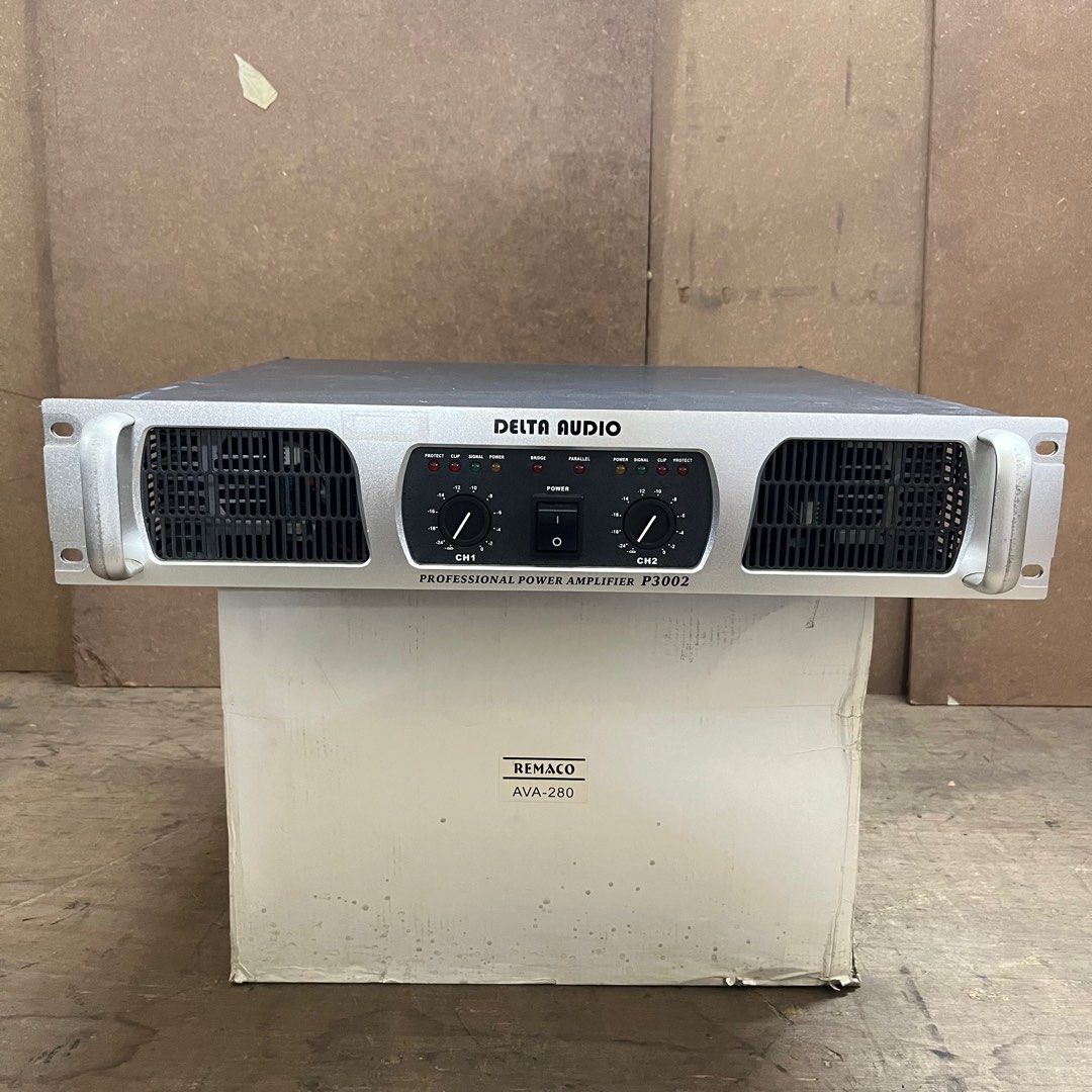 Delta Audio Power Amplifier P3002, Audio, Soundbars, Speakers ...