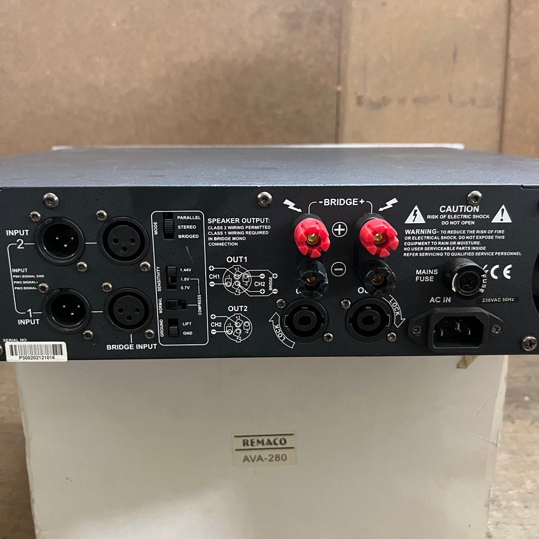 Delta Audio Power Amplifier P3002, Audio, Soundbars, Speakers & Amplifiers on Carousell