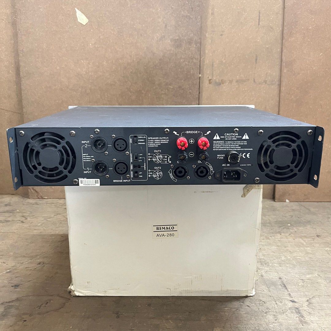 Delta Audio Power Amplifier P3002, Audio, Soundbars, Speakers & Amplifiers on Carousell