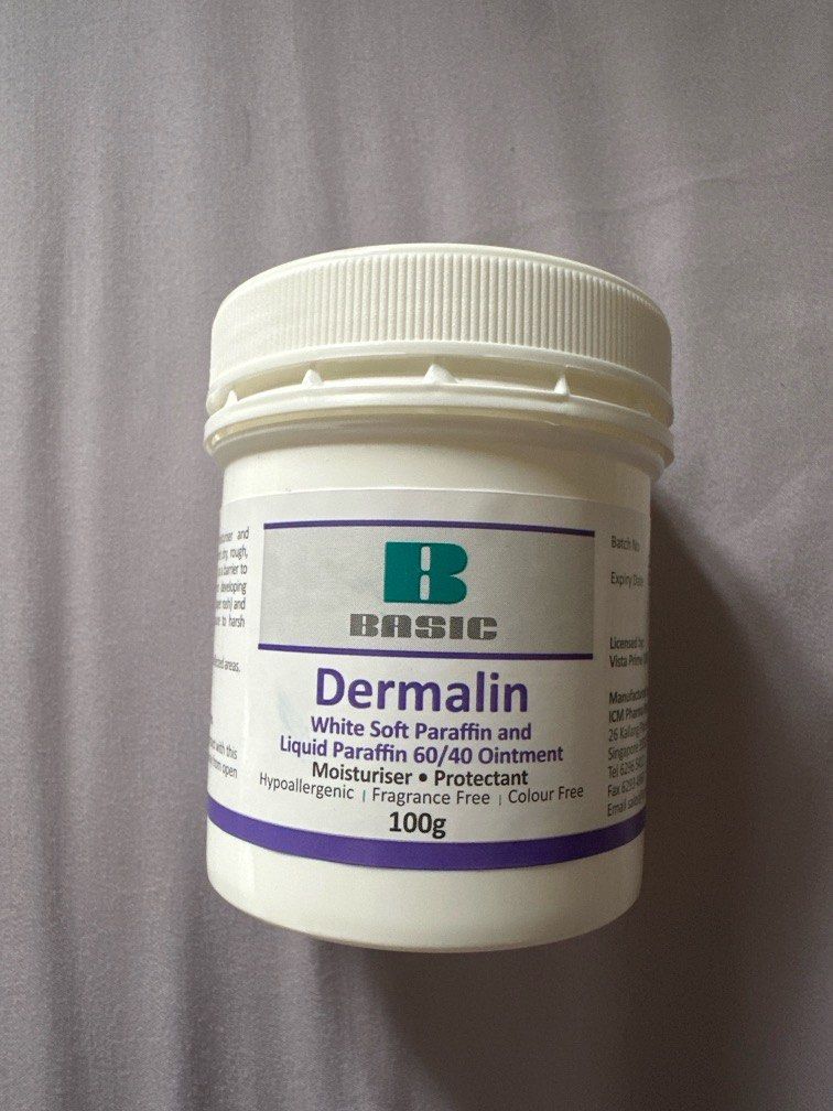Dermalin white soft paraffin and liquid paraffin 60/40, Beauty ...