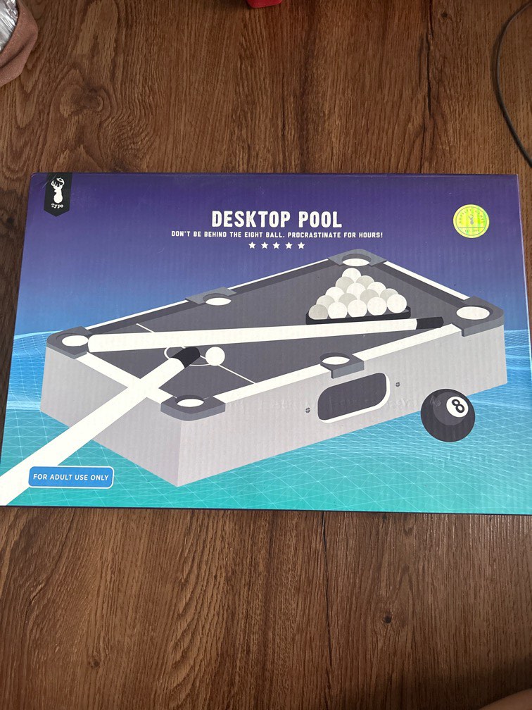 Desktop pool table, Hobbies & Toys, Toys & Games on Carousell