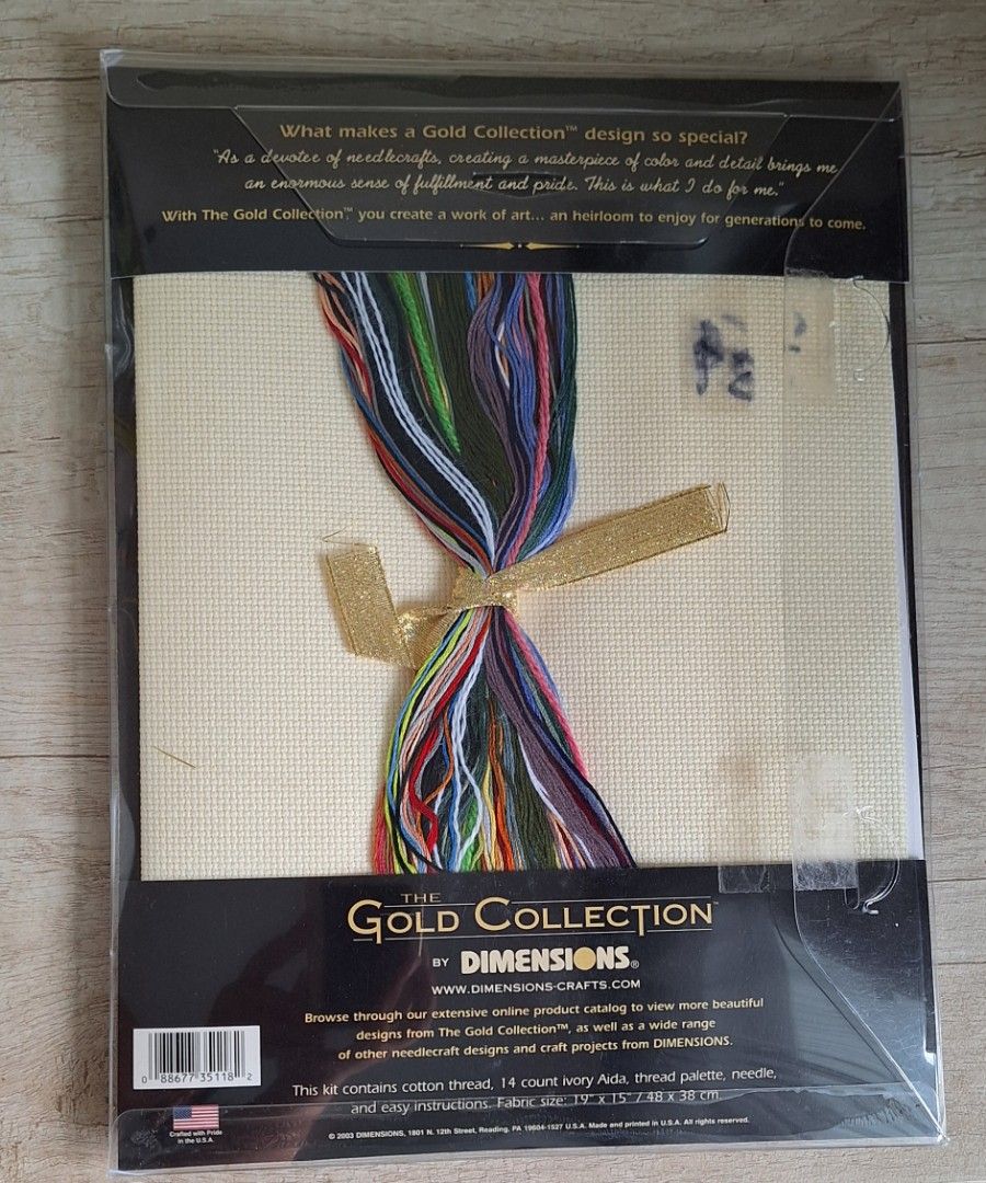 Dimensions Gold Collection cross stitch kit, Hobbies & Toys, Stationery ...