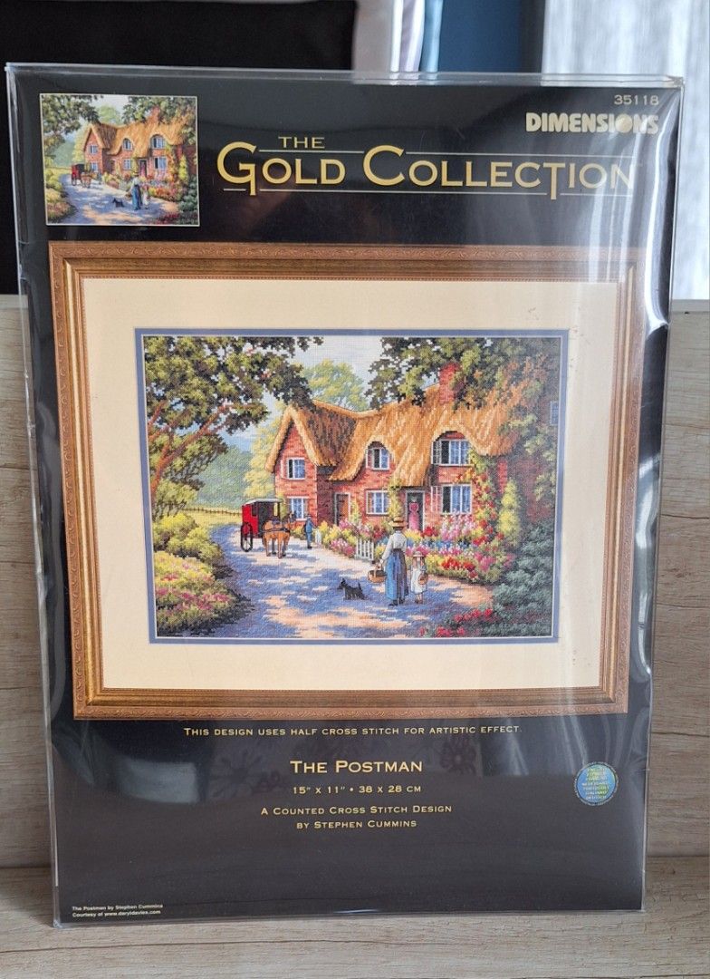 Dimensions Gold Collection cross stitch kit, Hobbies & Toys, Stationery ...