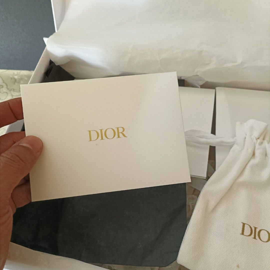Dior Luxury boxes with pouch, Luxury, Bags & Wallets on Carousell