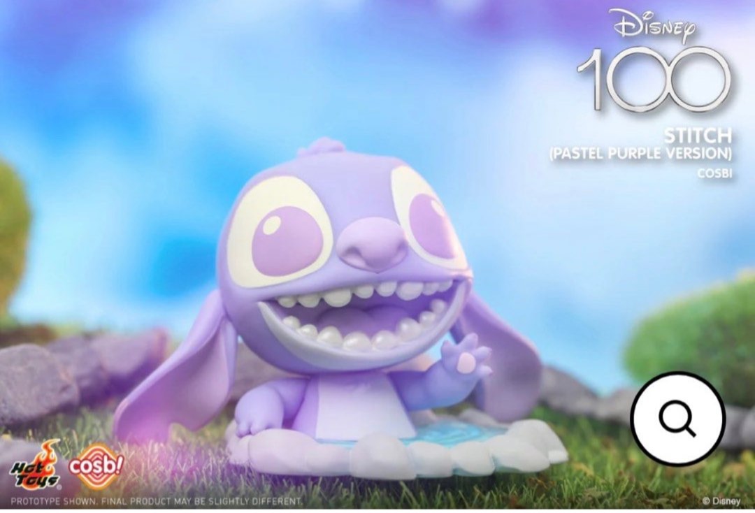 DISNEY 100 STITCH (PASTEL PURPLE VERSION) COSBI COLLECTION, Hobbies ...