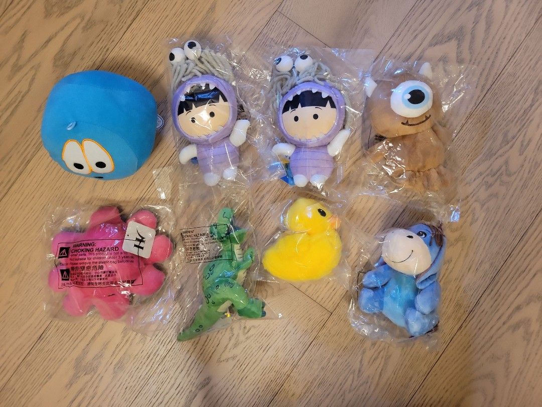 Disney stuff toys AIA Carnival toys - Boo, Mikey, Monster, Eeyore, Rex ...