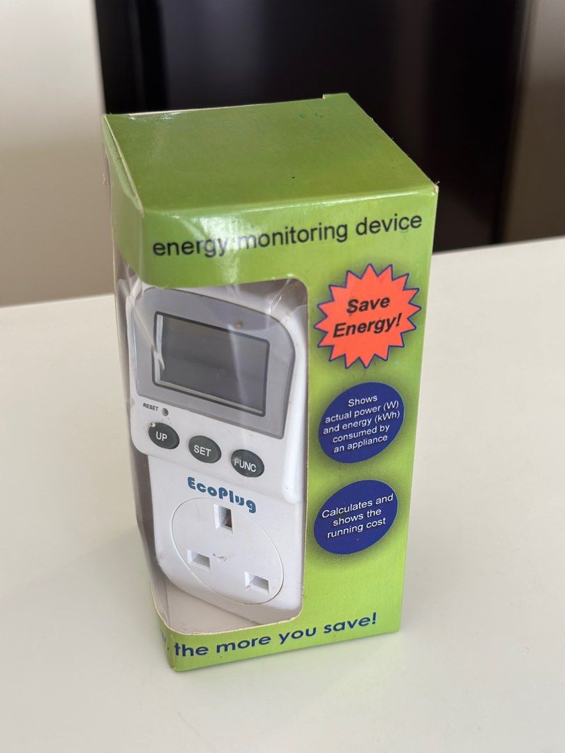 ECOPLUG Energy Monitoring Device (Sg version), TV & Home Appliances ...
