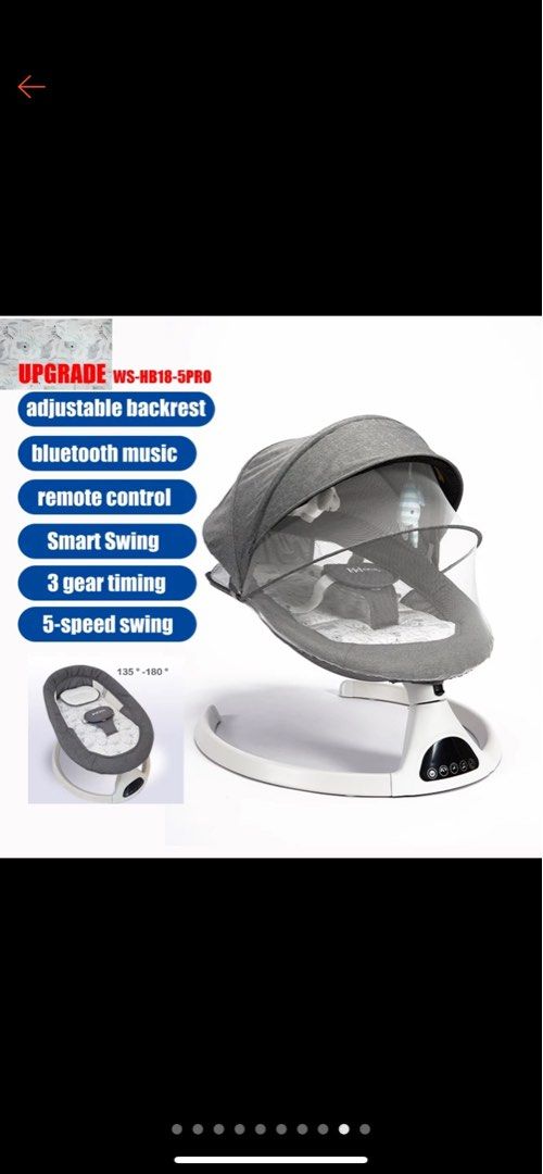 Electric Swing Automatic Swing for Baby, Babies & Kids, Baby Nursery ...