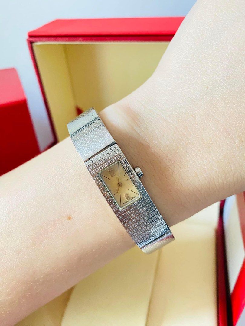 Fendi Bangle Watch for Ladies, Women's Fashion, Watches & Accessories ...