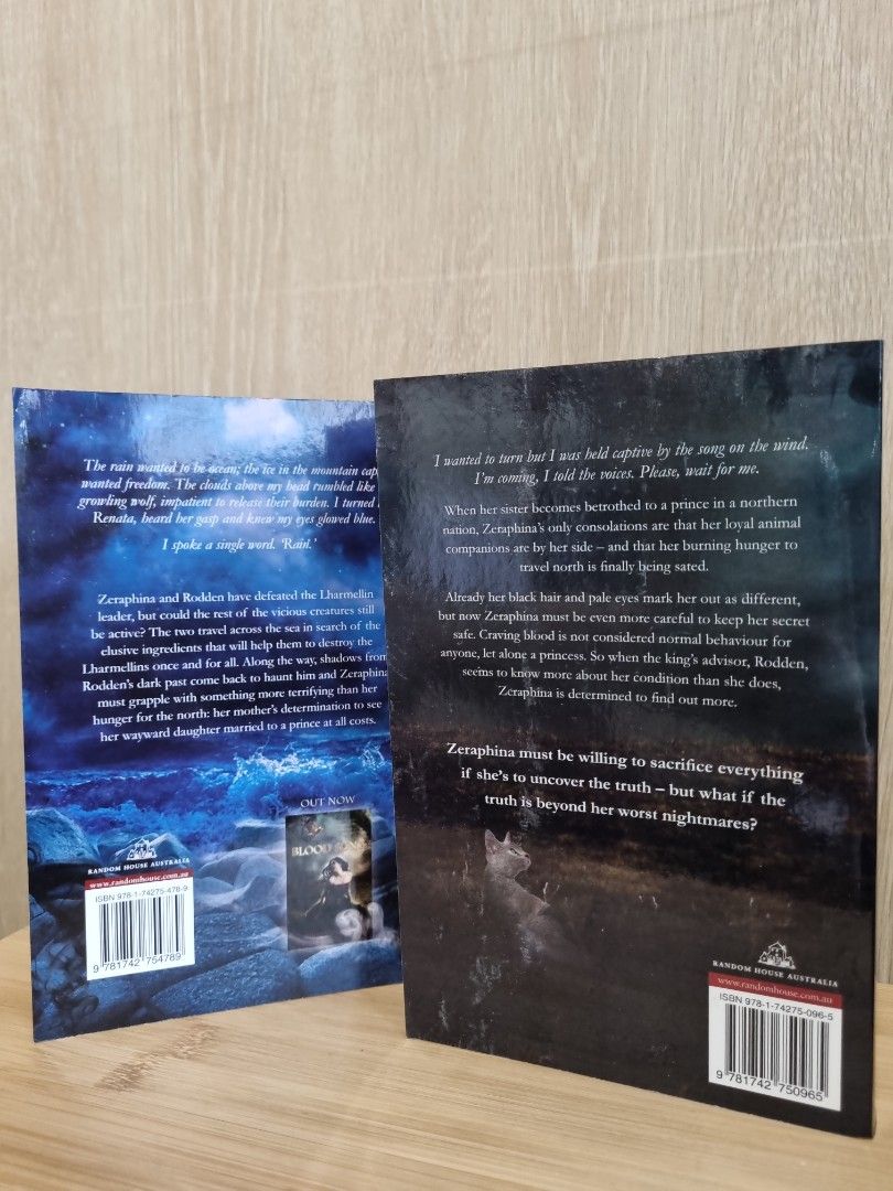 [Fictional Book] Blood Song and Blood Storm by Rhiannon Hart, Hobbies ...