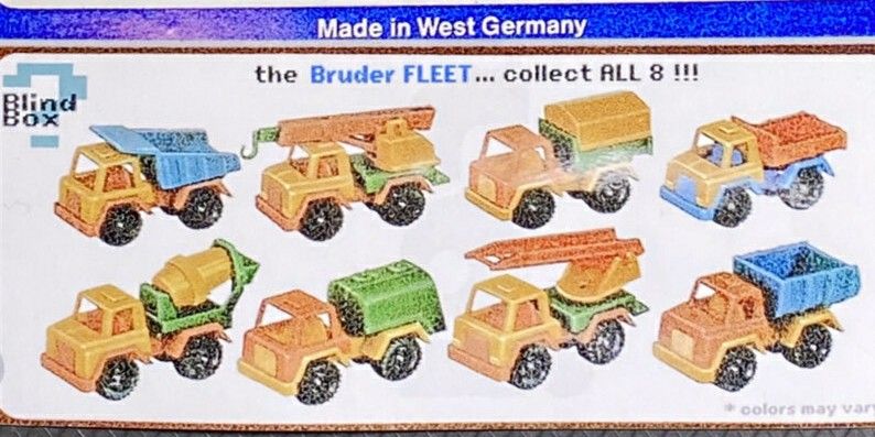 FIXED PRICE| VERY RARE Vintage 1980s Bruder Mini * Micro Miniature ...